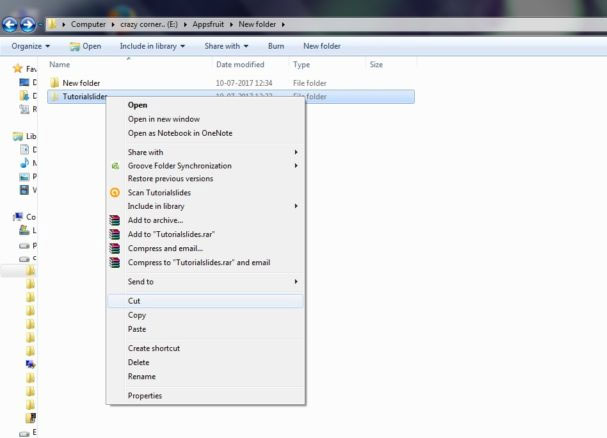 How To Cutcopy And Paste A Folder In Windows Xp7810 Tutorialslides